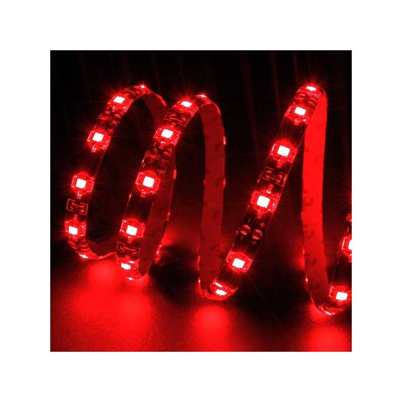 Kit bande LED rouge 60LED/m étanche 2m50 12V tuning auto